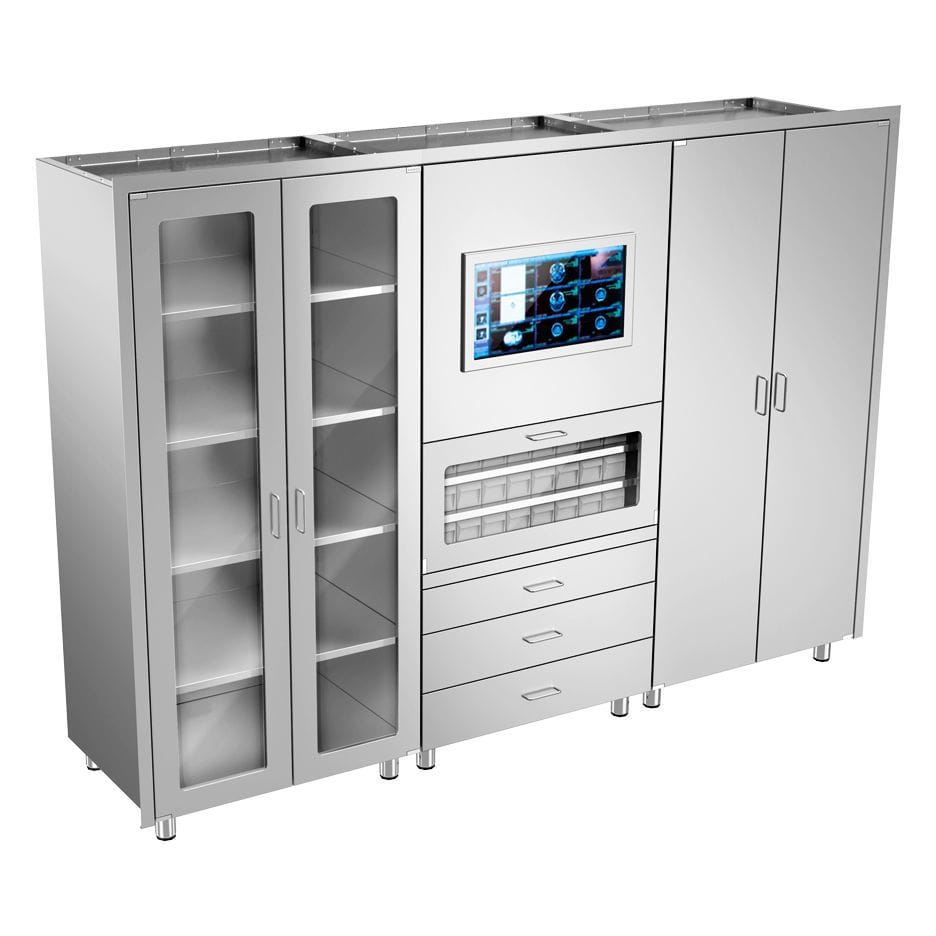 Hospital cabinet - 24952 - Bawer - with door / with drawer / wall-mounted