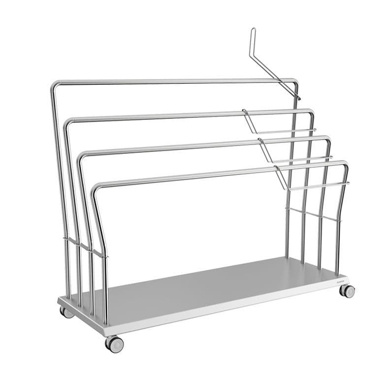 Medical trolley - 822C52 - Bawer - for general purposes / paper ...