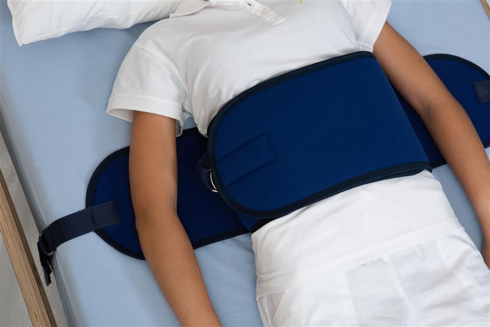 Hospital bed fixation strap - CTBL214 - BioMatrix - abdominal / padded