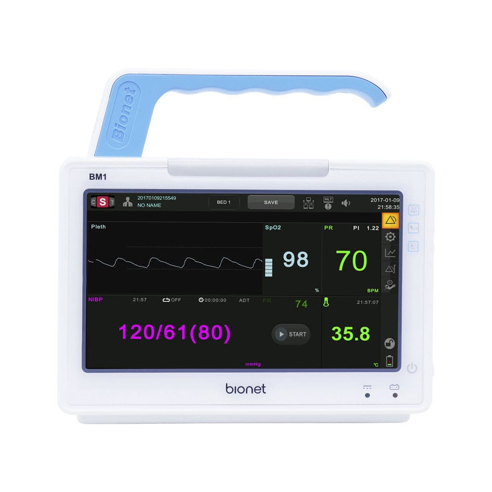 Portable patient monitor - BM1 - Bionet - compact / ECG / RESP