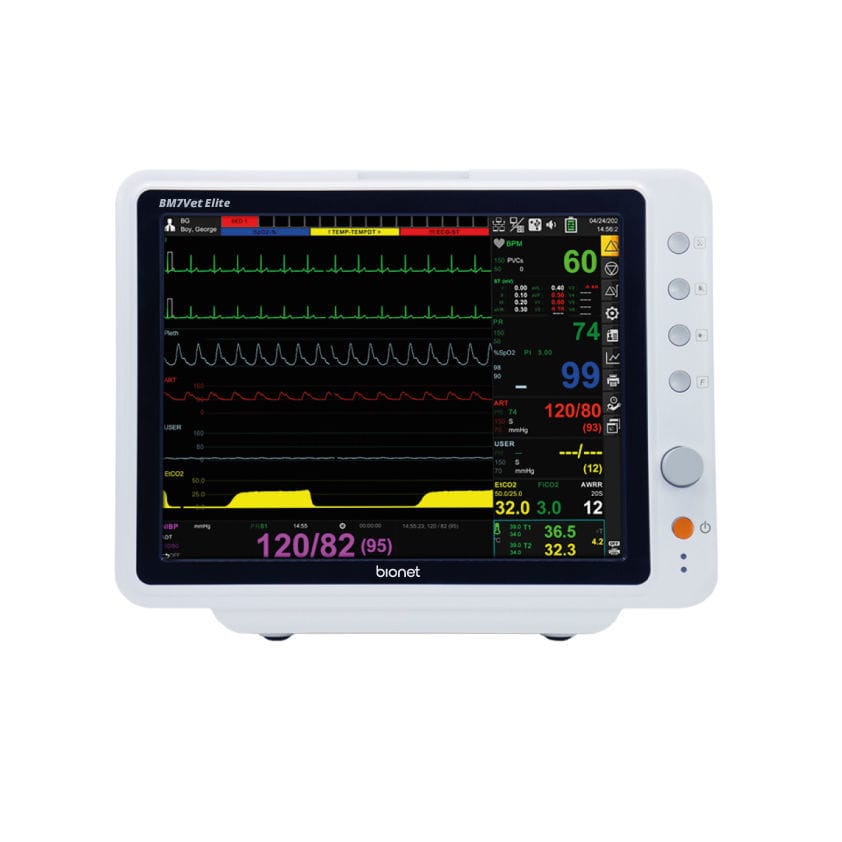 Veterinary multi-parameter monitor - BM7Vet Elite - Bionet - portable ...