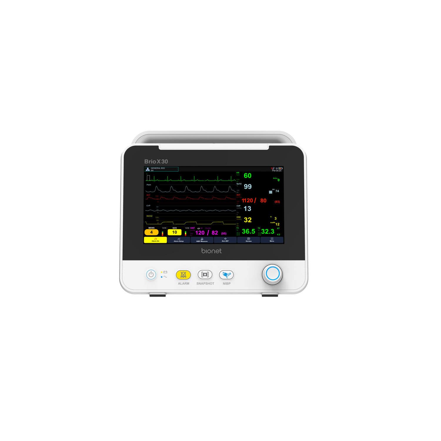 Portable multiparameter monitor - Brio X30 - Bionet - compact / bedside ...