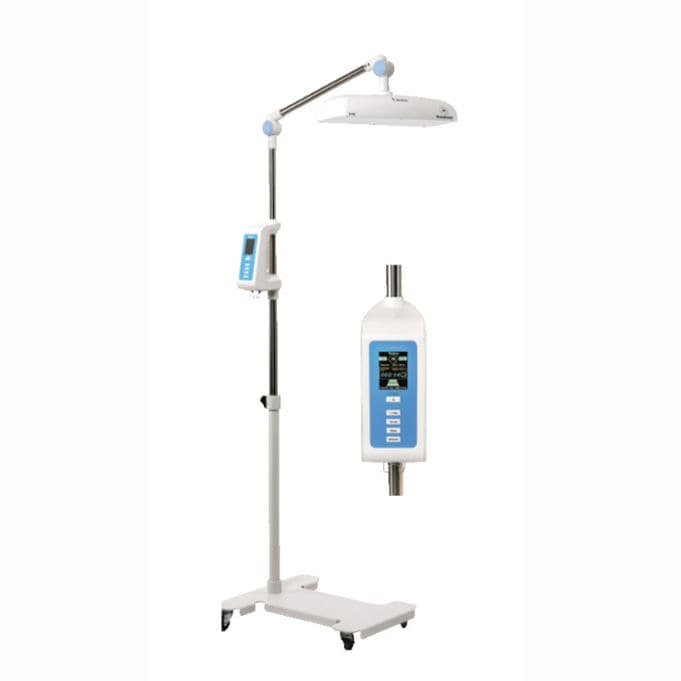 Infant phototherapy lamp - BT-400 - BISTOS - trolley-mounted / blue light