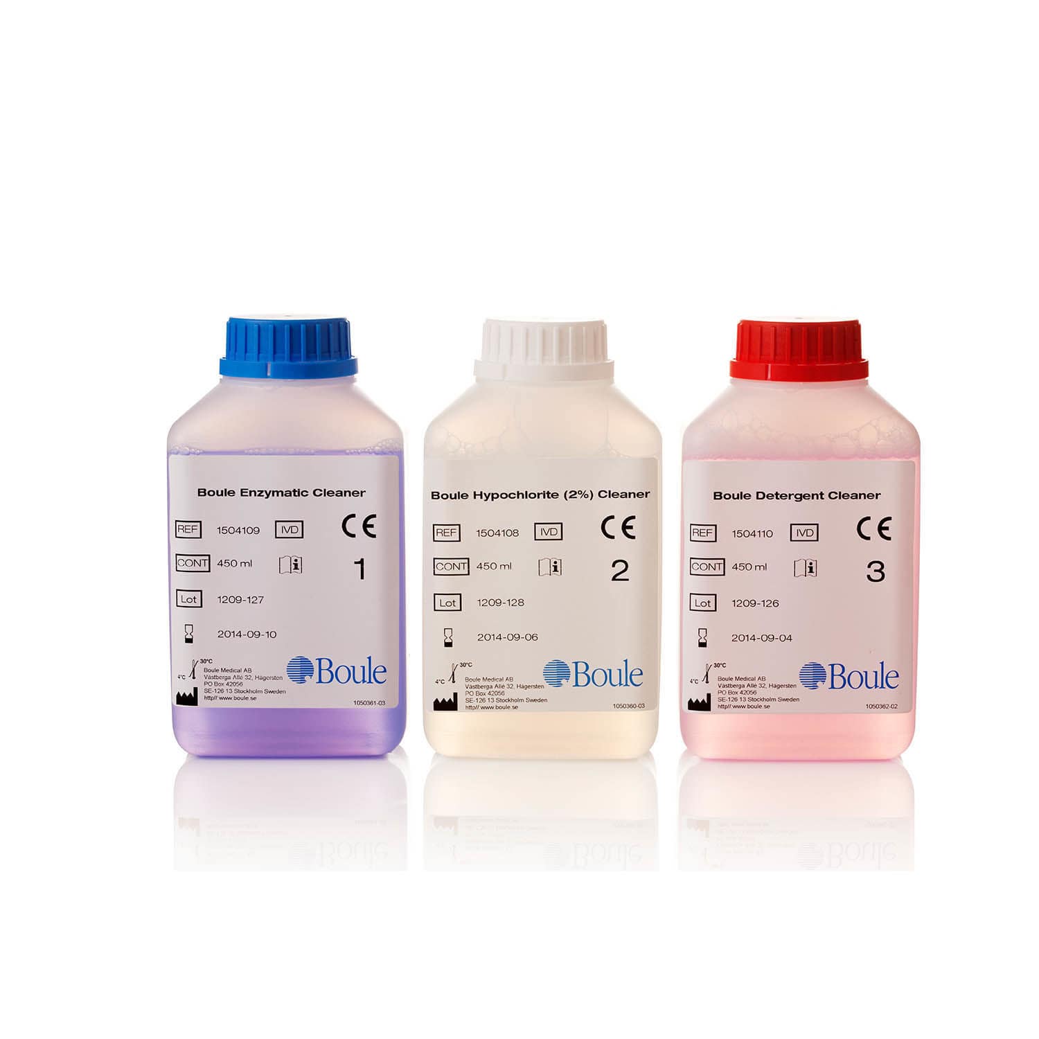 Solution reagent - 1504 series - Boule Medical - for hematology