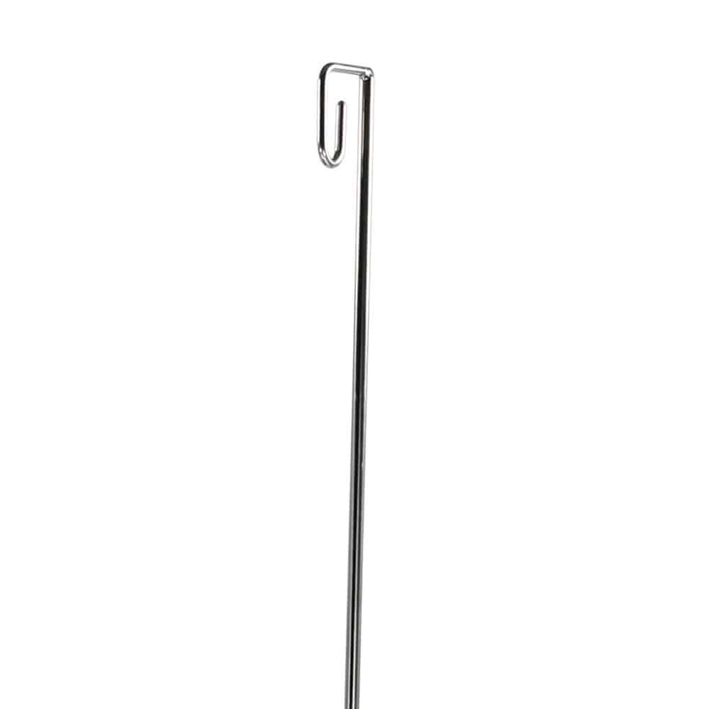 1-hook IV pole - G/DP - Bristol Maid Hospital Metalcraft - stainless steel