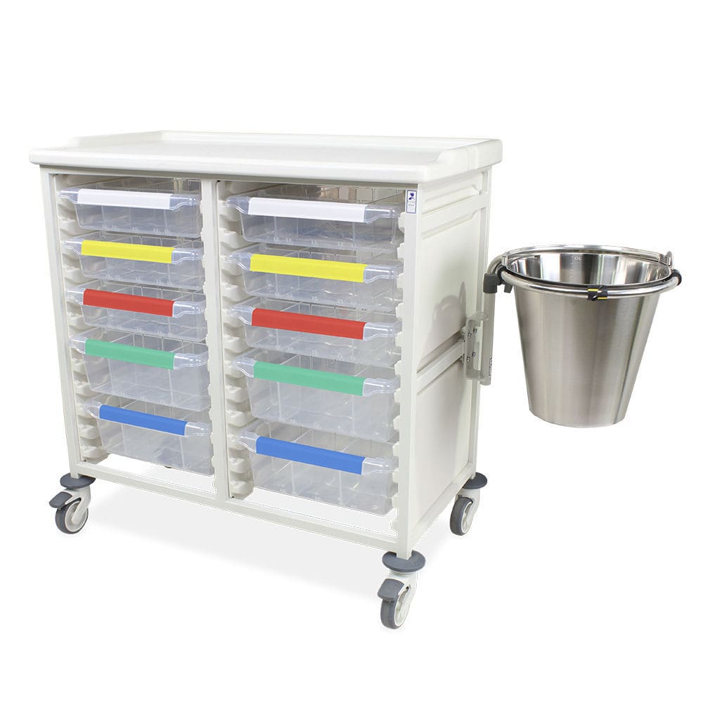 Medical trolley - CTPLASM2/10/8S2D - Bristol Maid Hospital Metalcraft ...