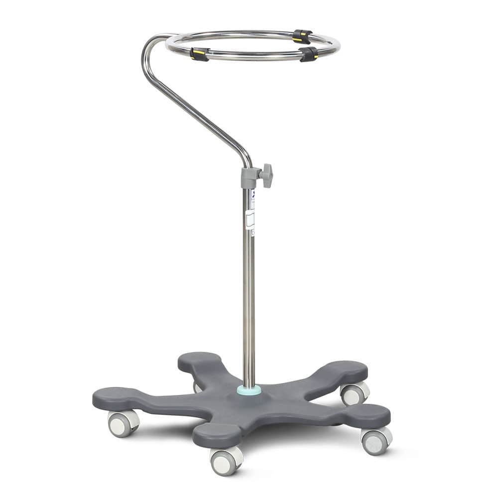 Trolley-mounted surgical basin stand - BO/P/VS/SP - Bristol Maid ...
