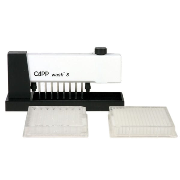 Manual microplate washer - W-8 - Capp - ELISA test