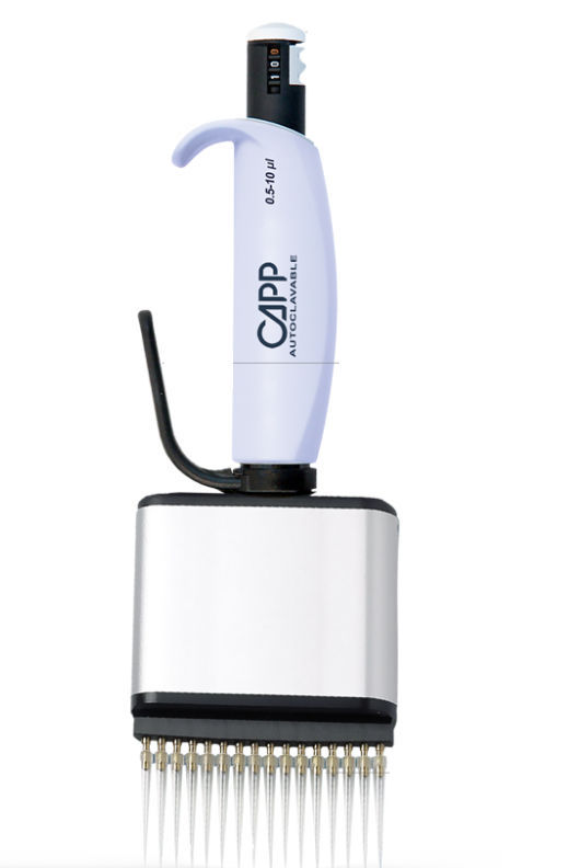 Mechanical pipette - CappAero 384 - Capp - piston / multichannel ...