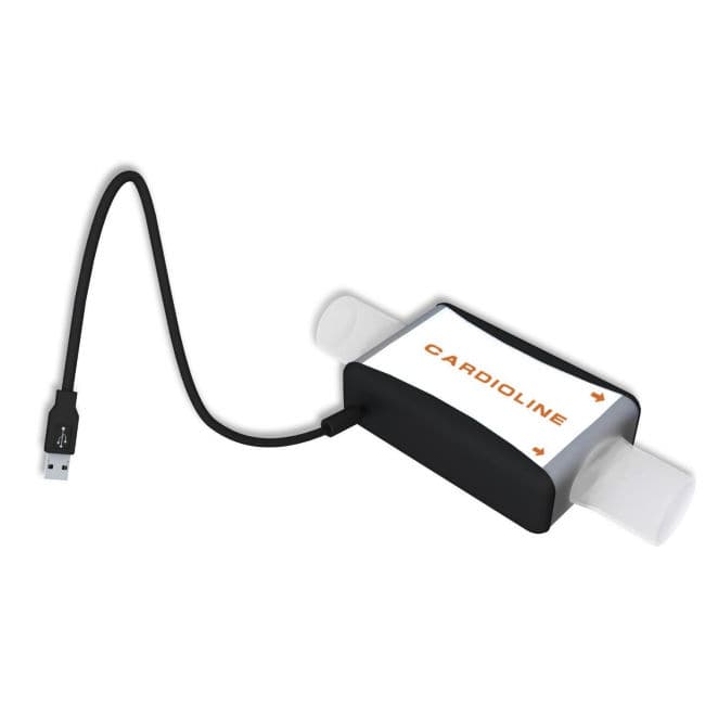 Computer-based spirometer - pneumosPC Android - Cardioline - tabletop ...