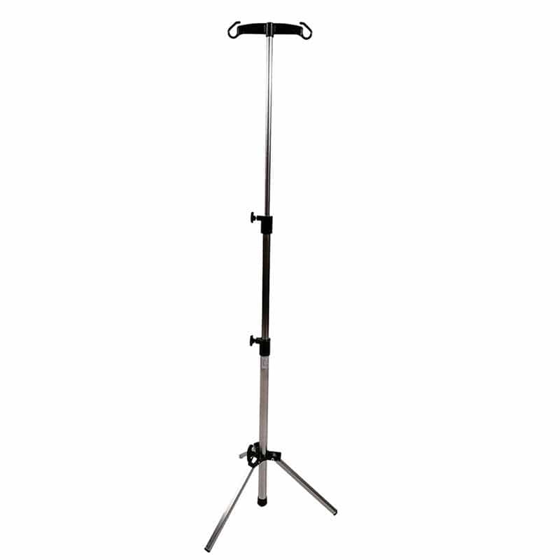 Floor-mounted infusion stand - 315 - CARINA - 2-hook / stainless steel