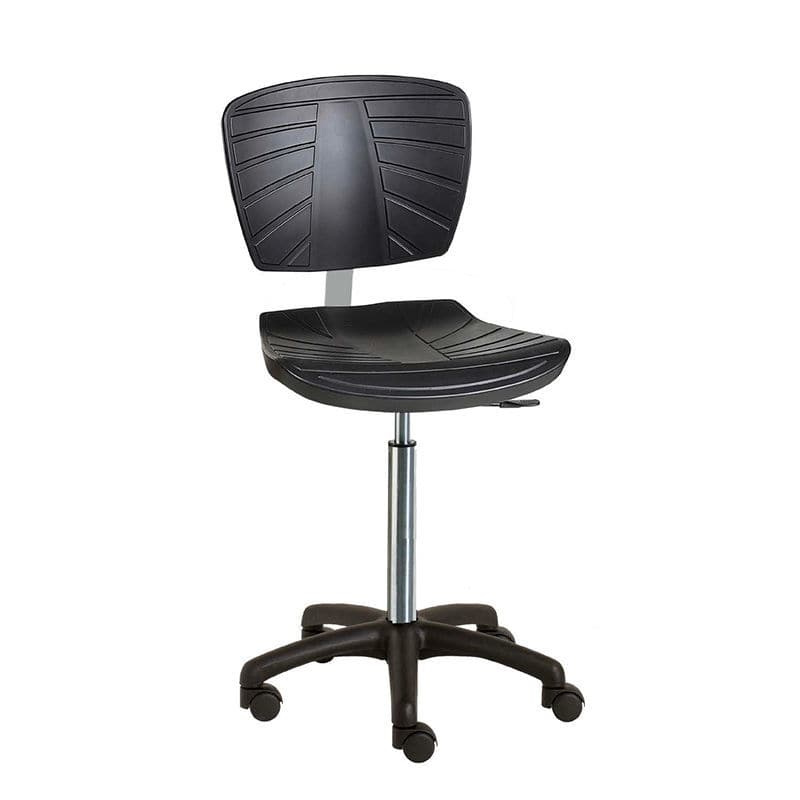 Chair on casters - 7501 - CARINA - with high backrest / adult