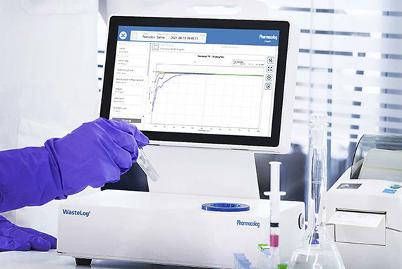 Pharmaceutical industry labeling system - WasteLog® - Codonics - automated