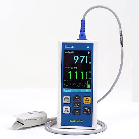 Hand-held pulse oximeter - MD-655P - Comdek Industrial - for hospital ...