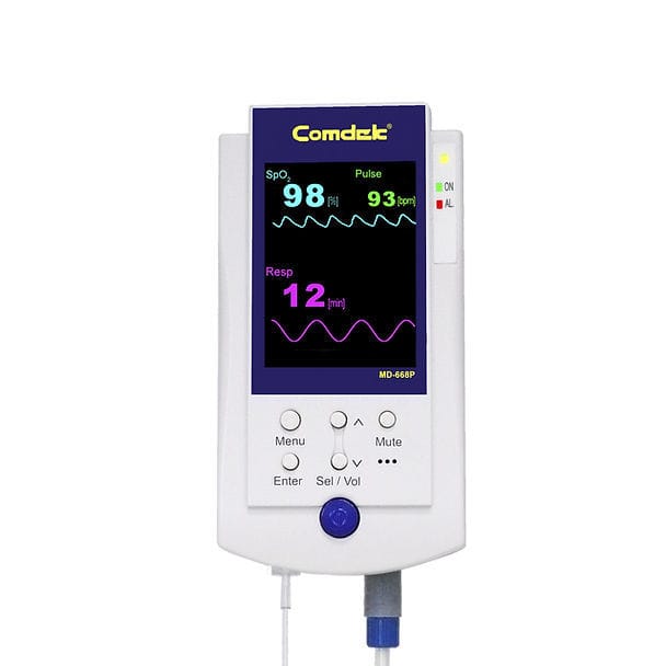 Hand-held pulse oximeter - MD-668P - Comdek Industrial - for hospital / battery-powered / USB