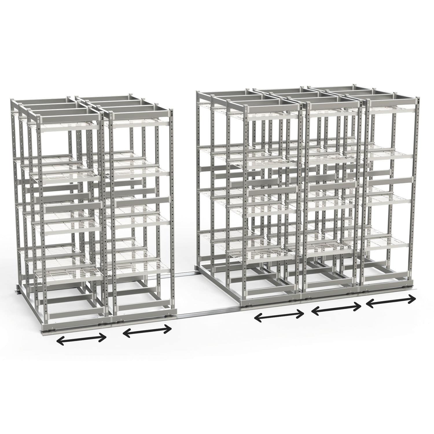 Modular shelving unit - GROUND-TRACK - Conf Industries - for container ...