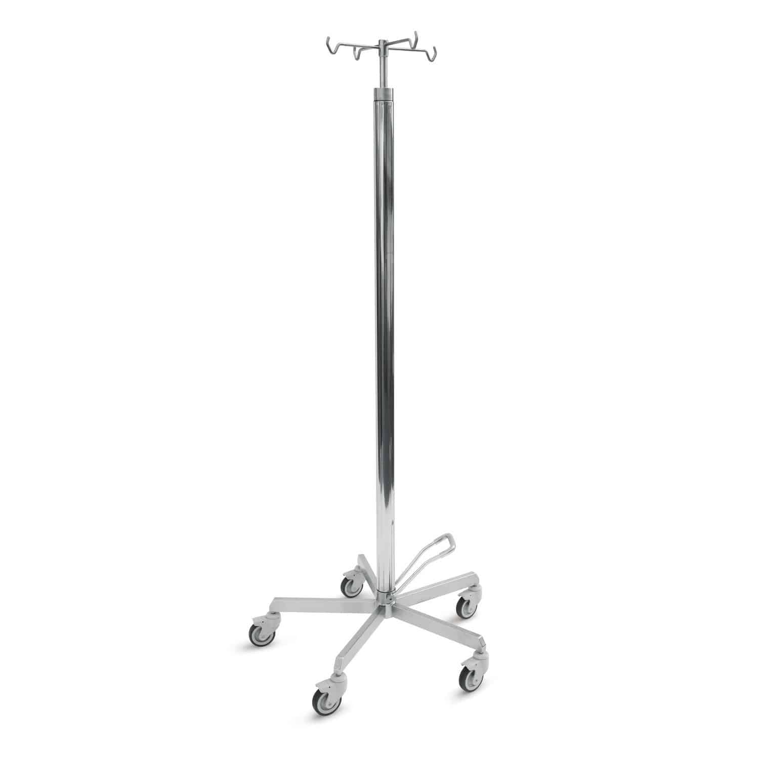 IV pole on casters - PF-HI - Conf Industries - rail-mounted / floor ...