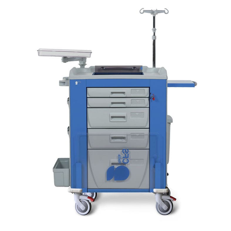 Hospital trolley - TORNADO LIFE - Conf Industries - emergency / oxygen ...