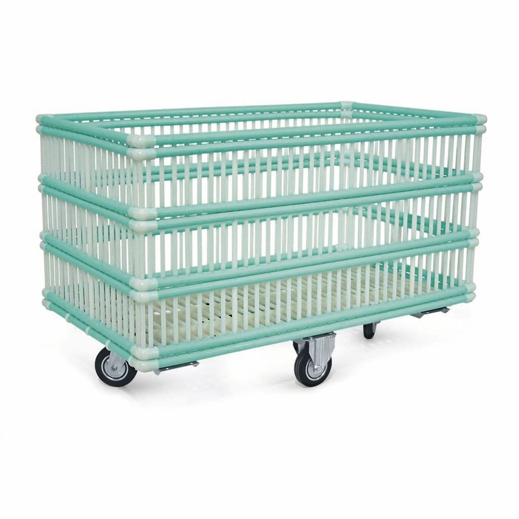 Dirty linen trolley - 120 - Conf Industries - medical / transport / plastic