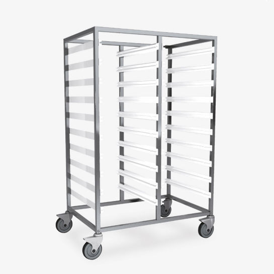 Hospital trolley - OP-RACK - Conf Industries - for instruments ...