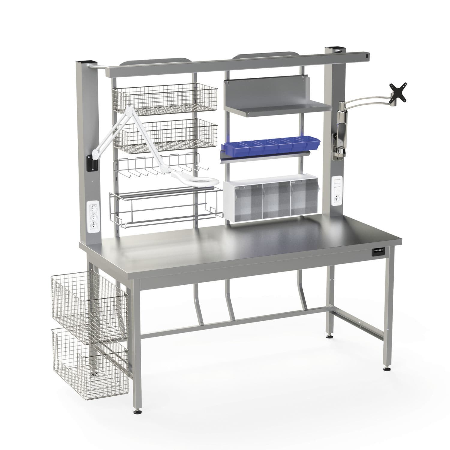 Work table - 191AX-ELEVET - Conf Industries - rectangular / height ...