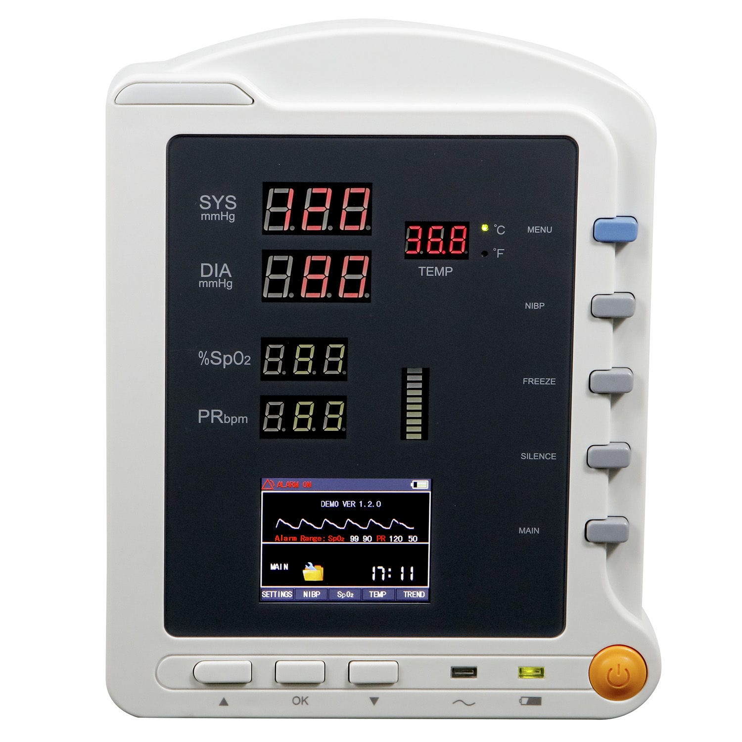 Compact patient monitor - CMS5100 - Contec Medical Systems - TEMP ...