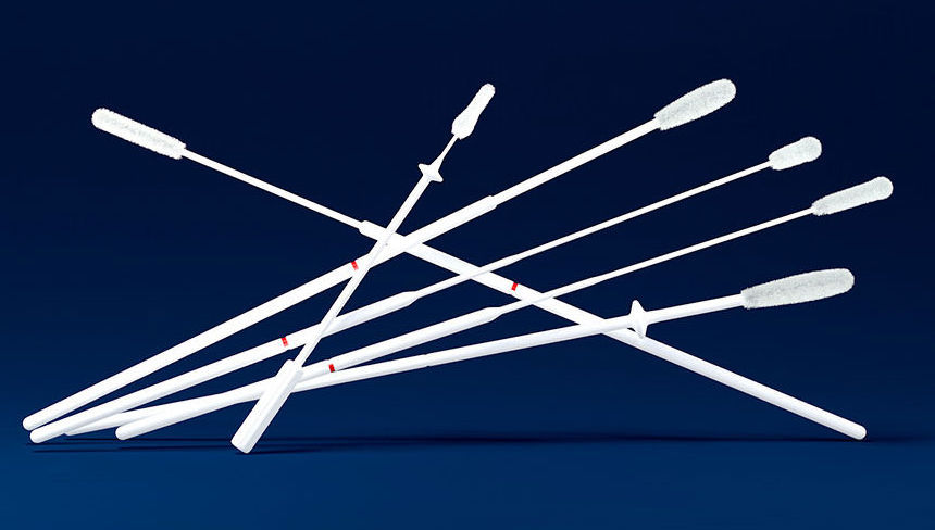 Laboratory swab - FLOQSwabs® - Copan Italia - flocked / plastic