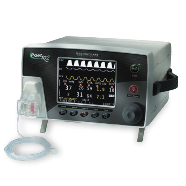 O2 analyzer - 8500Q POET® IQ2 - Criticare Systems - CO2 / anesthetic ...