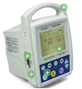 Heart rate patient monitor / SpO2 / NIBP / transport - 506DN eQuality ...