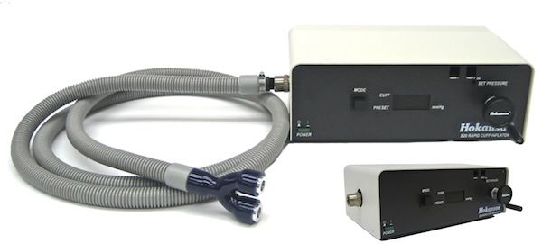 Pneumatic tourniquet - E20 - D. E. Hokanson - with air compressor