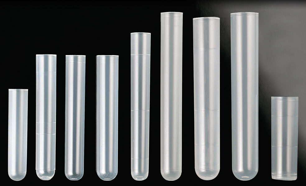Laboratory test tube - 400500 - Deltalab - polypropylene / graduated