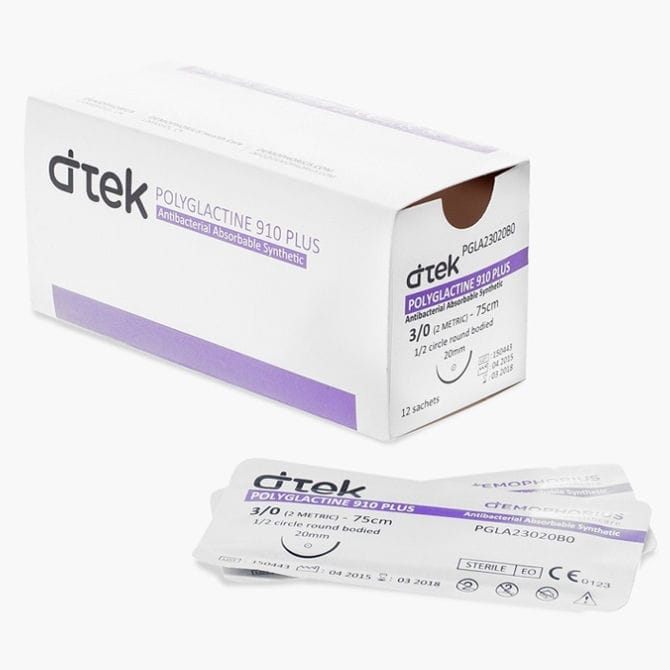 Absorbable suture thread - PGLA24020B0 - Demophorius Healthcare ...