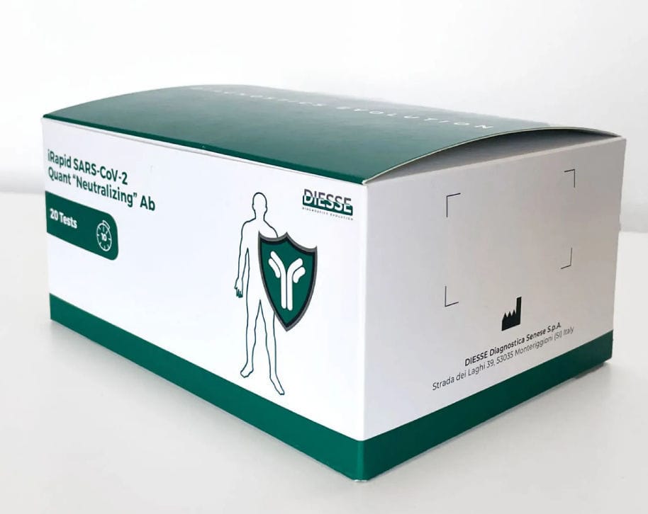 COVID-19 rapid test - 70100 - Diesse Diagnostica Senese - IgG / for ...