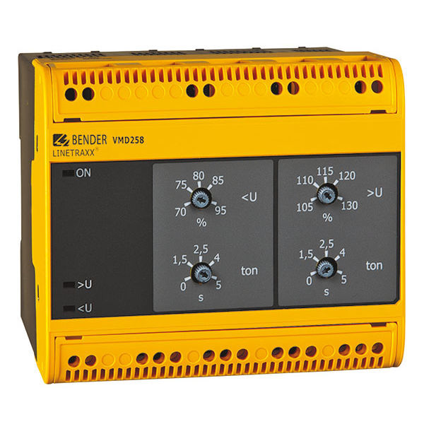 Electrical safety monitoring device - LINETRAXX® VMD258 - Bender - NO ...