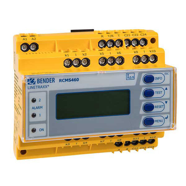 Electrical safety monitoring device - LINETRAXX® RCMS460-D - Bender ...