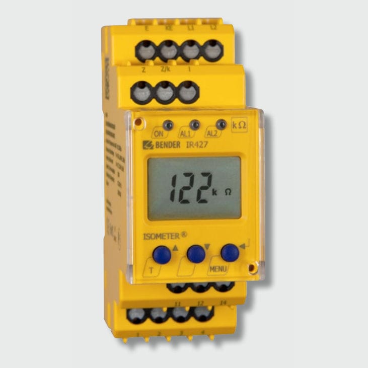 Temperature monitoring device - ISOMETER® IR427 - Bender - electrical ...