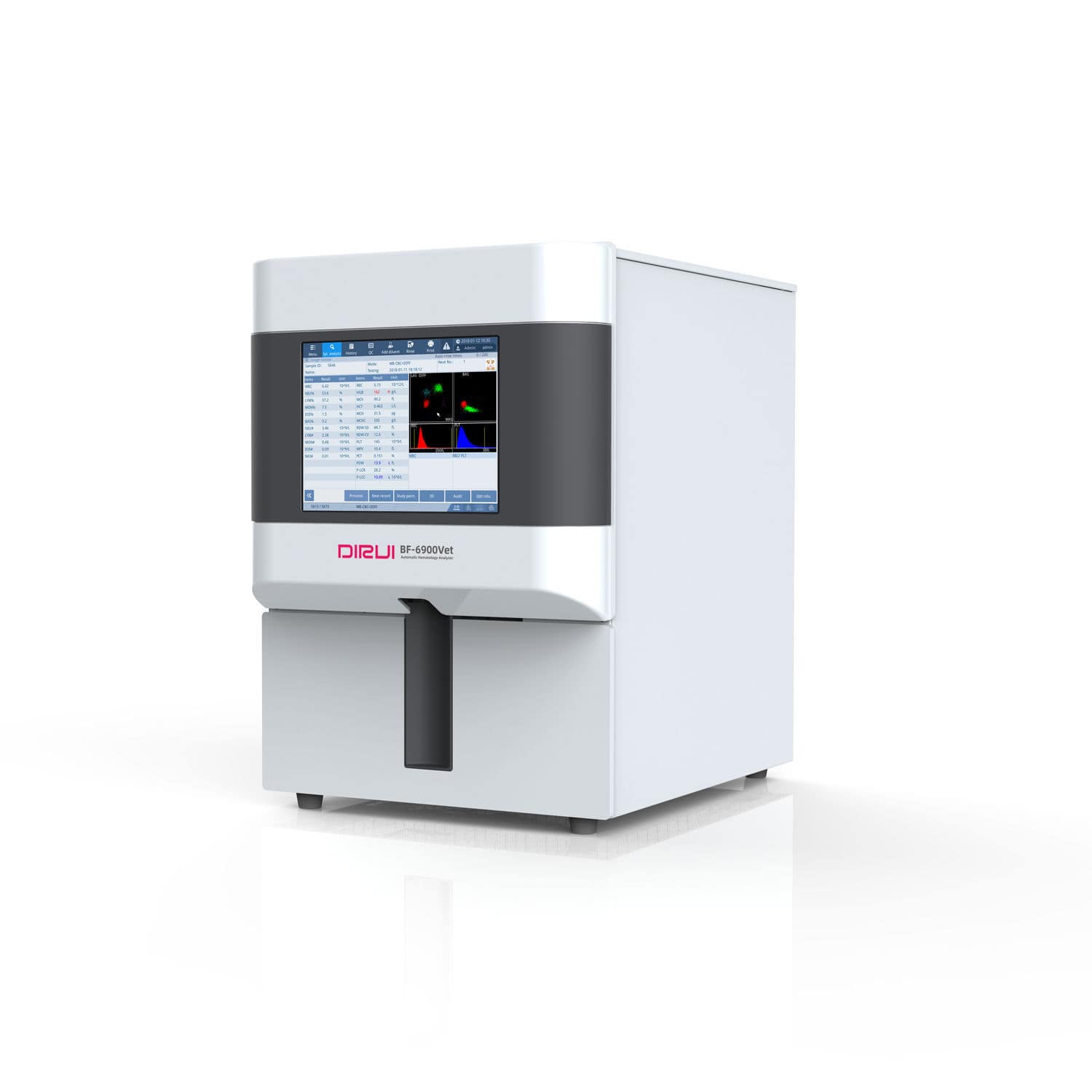 Automatic hematology analyzer - BF6900 Vet - DIRUI Industrial - compact ...
