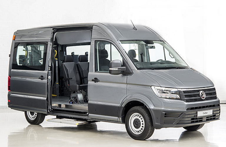 Van wheelchair accessible vehicle - Volkswagen Crafter - Dlouhy - rear ...