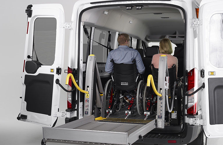 Van wheelchair accessible vehicle - Dlouhy - rear-entry