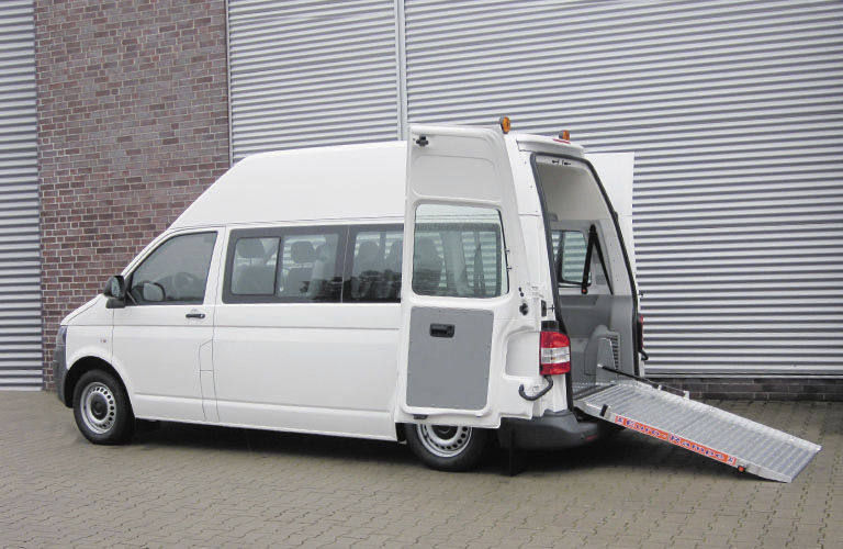 Van wheelchair accessible vehicle - Volkswagen Transporter T6 - Dlouhy ...