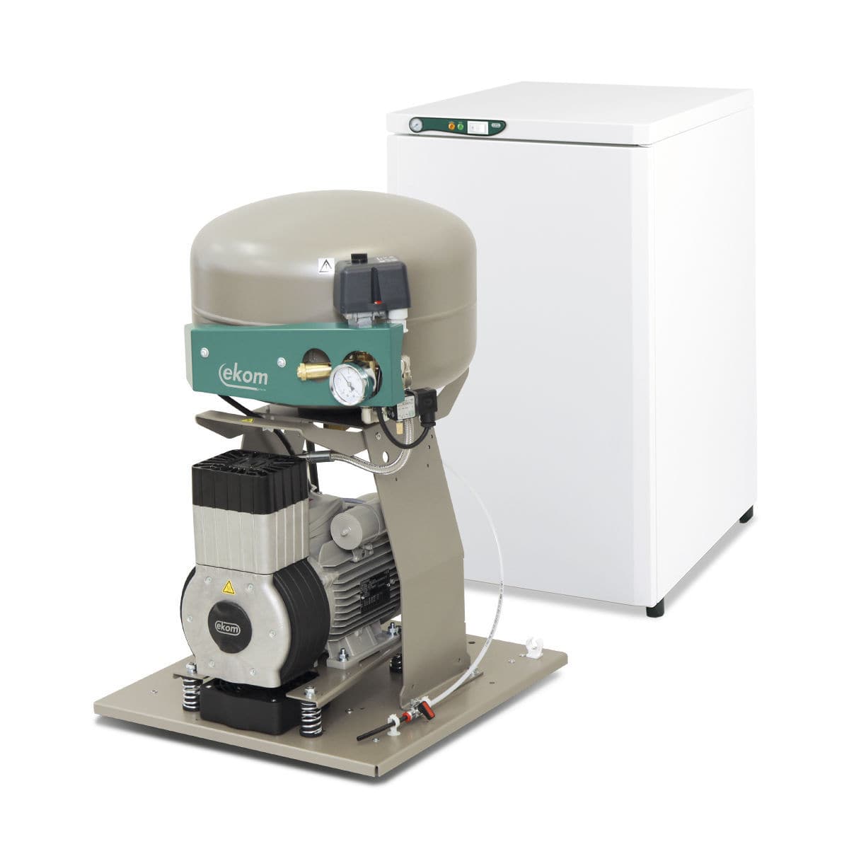 Dental compressor - DK50 PLUS - EKOM spol - membrane / 1-workstation ...