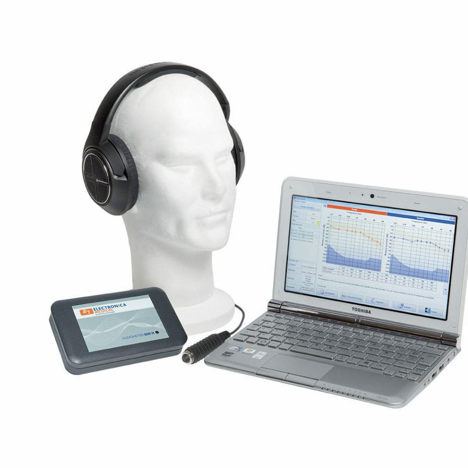 Screening audiometer - 600M - Electronica Technologies - for adult ...