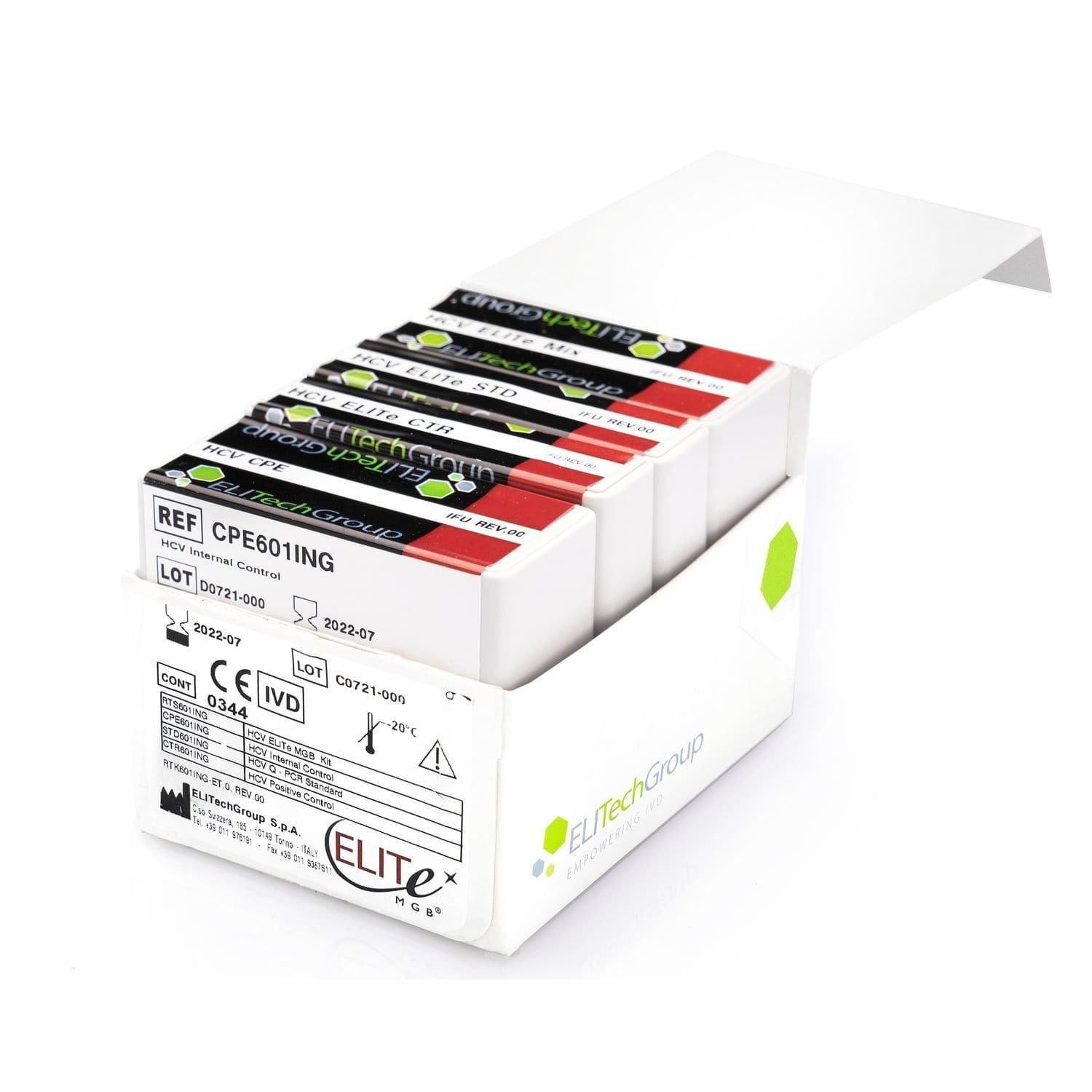 Hepatitis C test kit - ELITe MGB® - ELITech Group - HCV / clinical / blood