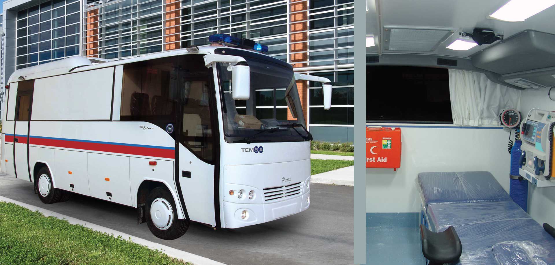 Bus mobile clinic - Midibus - EMS Mobil Sistemler