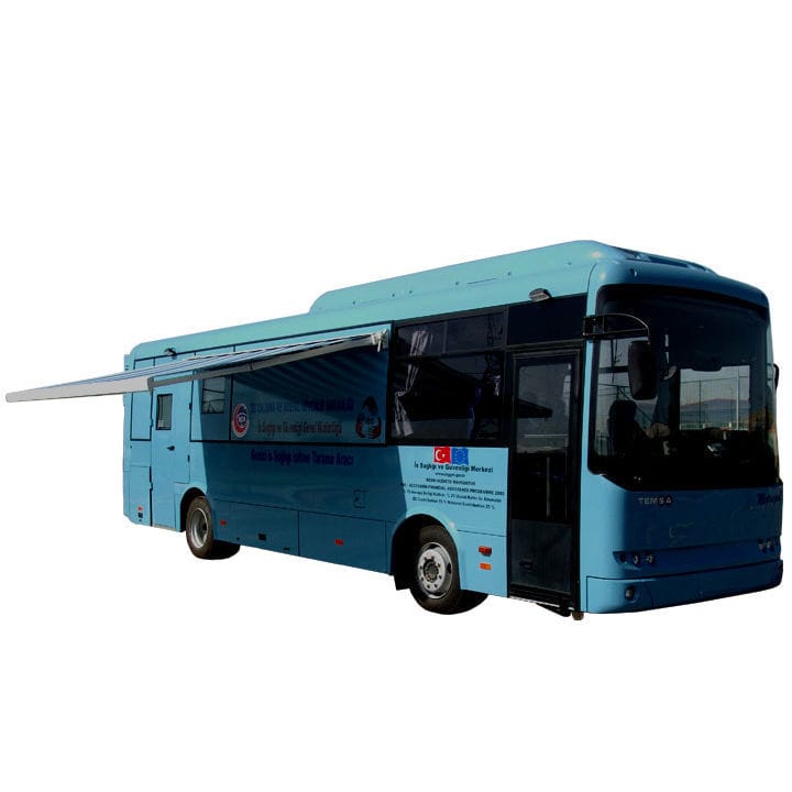 Chest radiography mobile radiology room - EMS Mobil Sistemler
