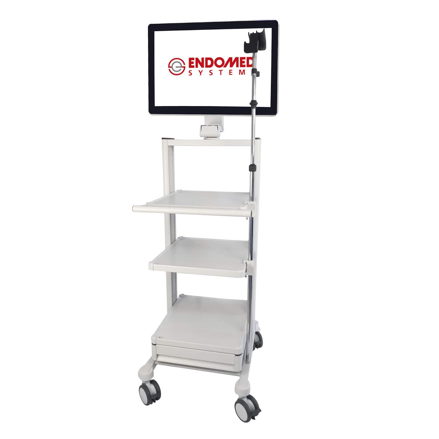 Endoscopy trolley - UNICART - EndoMed Systems - treatment / 3-tray