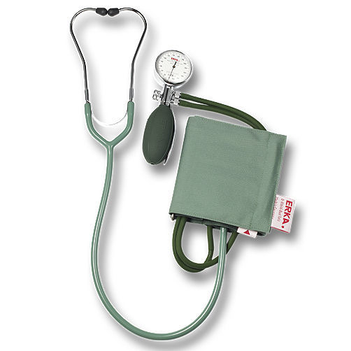 Hand-held sphygmomanometer - Test - ERKA - with stethoscope