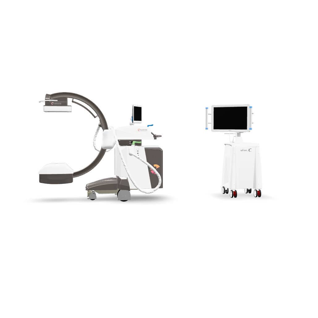 Mobile C-arm - alien x recharge full hybrid - Eurocolumbus - with flat ...