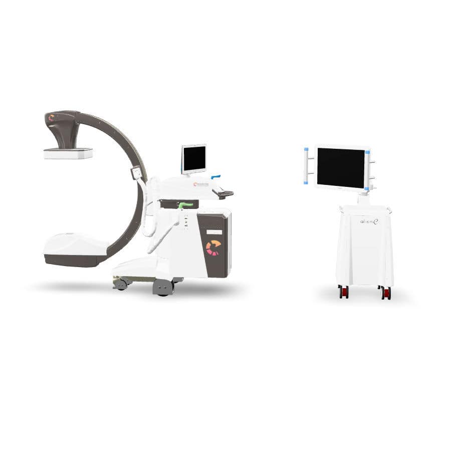 Mobile C-arm - alien e recharge - Eurocolumbus - with flat panel ...