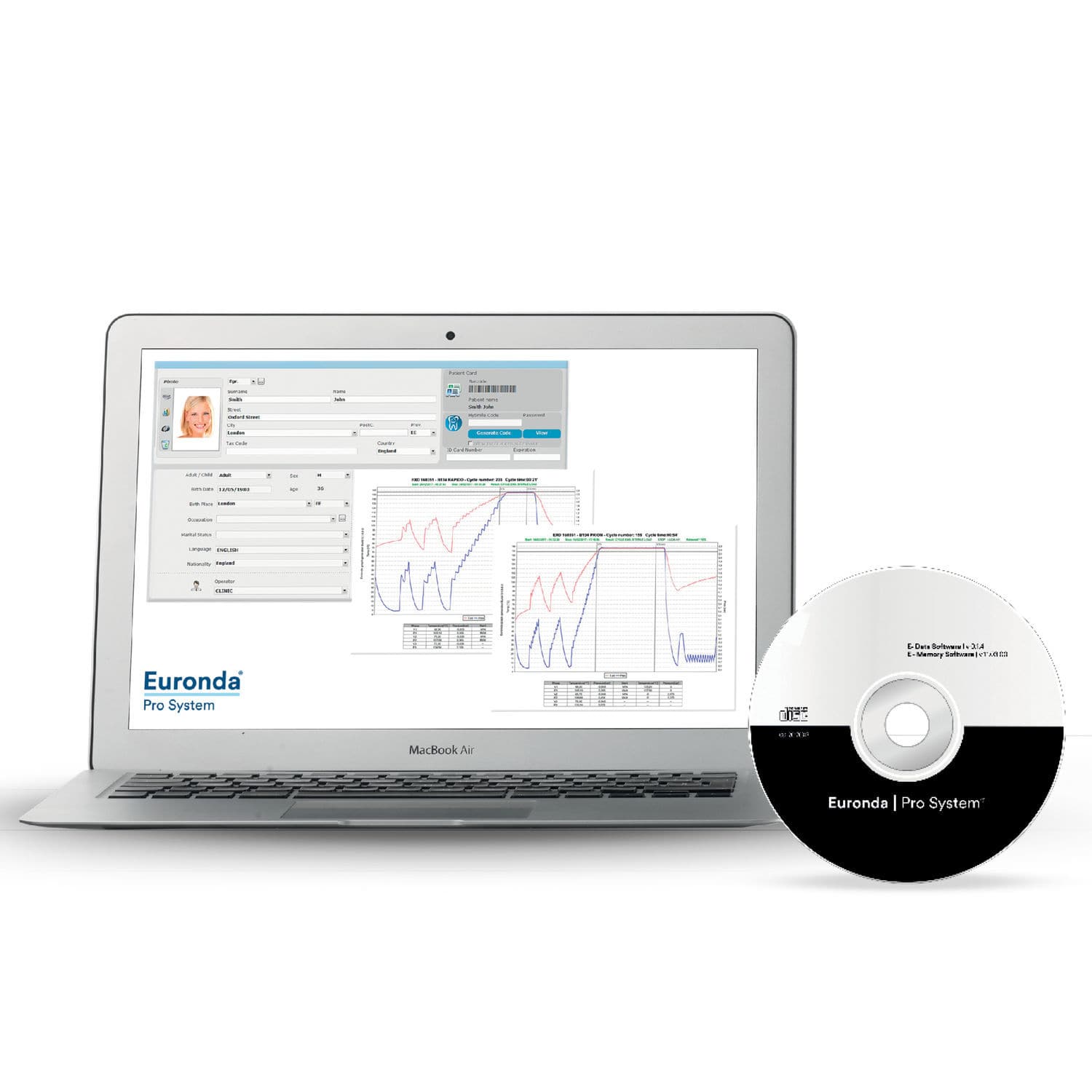 Management software - E-Memory 2.0 - Euronda - for control / reporting ...